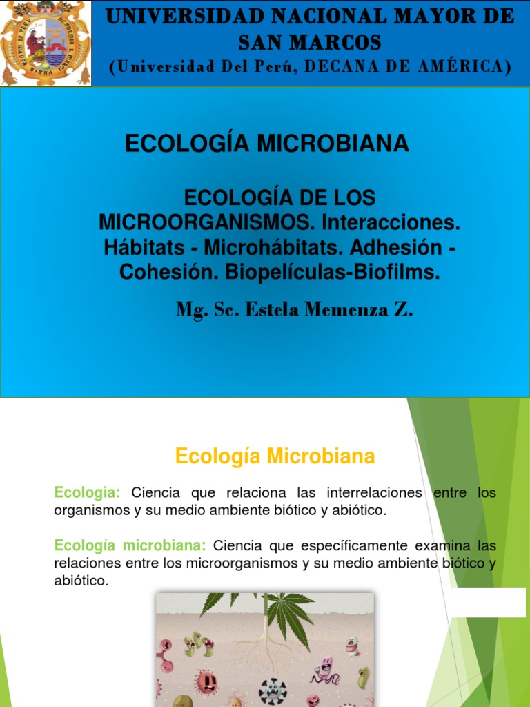 Sesión 12. Ecología microbiana | PDF | Microorganismo | Las bacterias