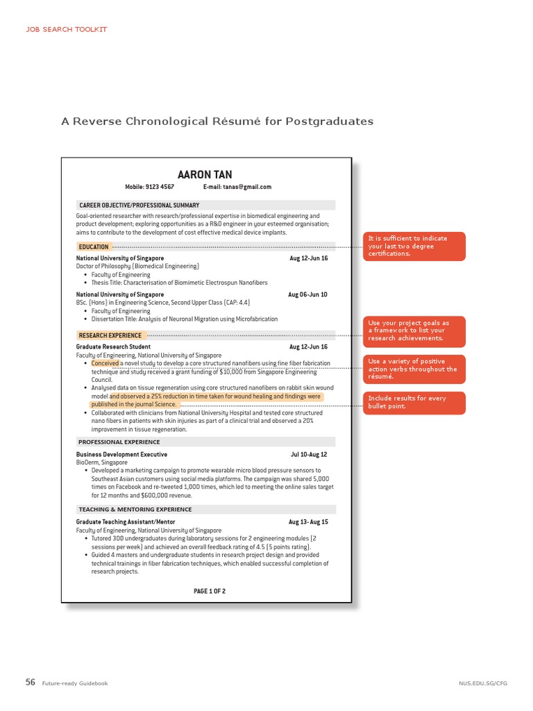 Postgraduate CV | PDF | Biomedical Engineering | Postgraduate Education