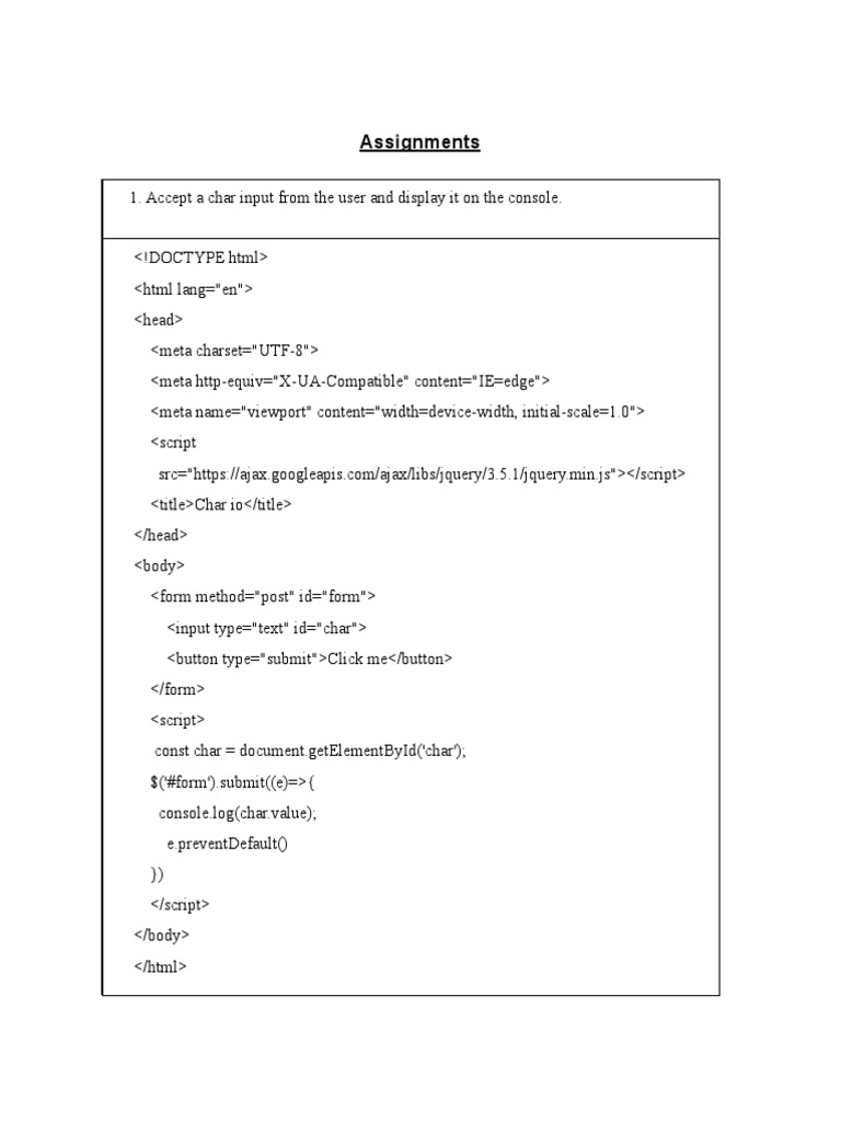 Javascript - Domain Fundamentals Assignments | PDF | Computer Program ... Javascript - Domain Fundamentals Assignments | PDF | Computer Program ...