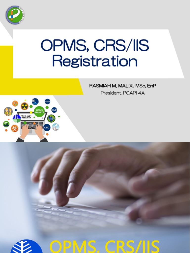 Module 1 OPMS, IIS and CRS Registration | PDF | Management Information ...
