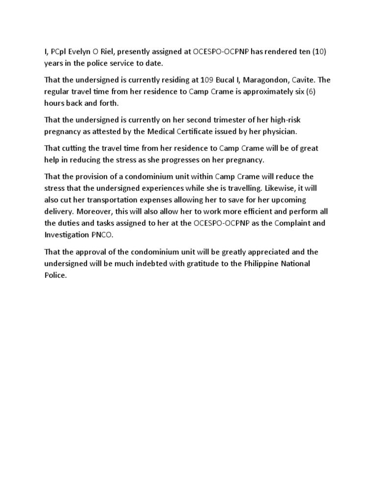 Condo Letter | PDF | Social Science