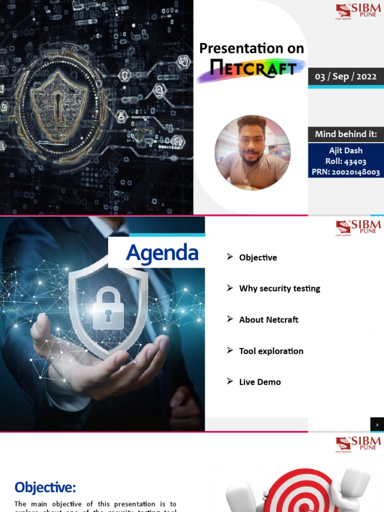 Ajit Dash - VAPT - Netcraft Tool Presentation | PDF | Security | Computer Security