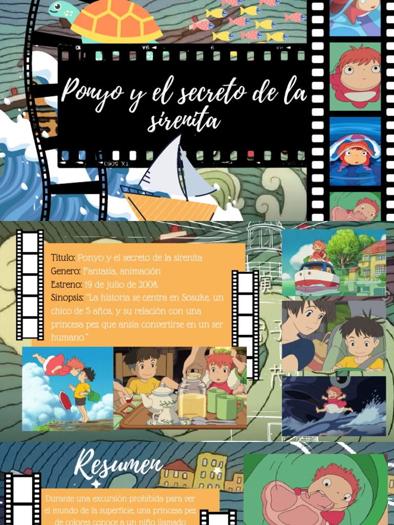 Ponyo y El Secreto de La Sirenita (Actualizado) | PDF