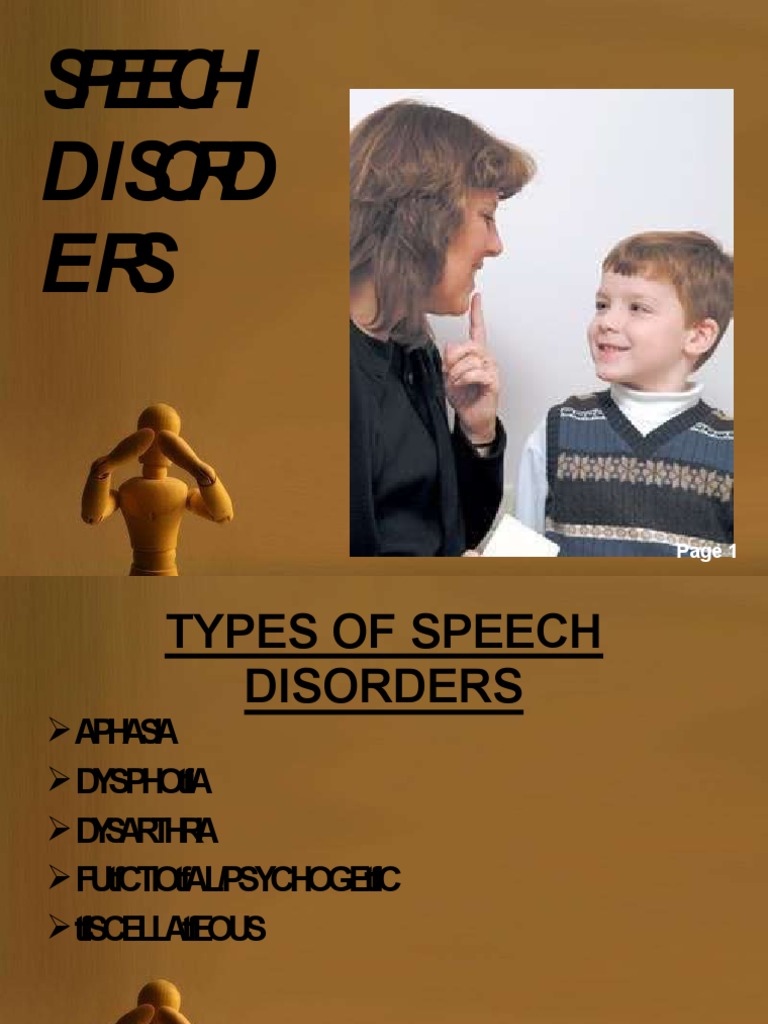 Speech Disorders | PDF | Aphasia | Speech