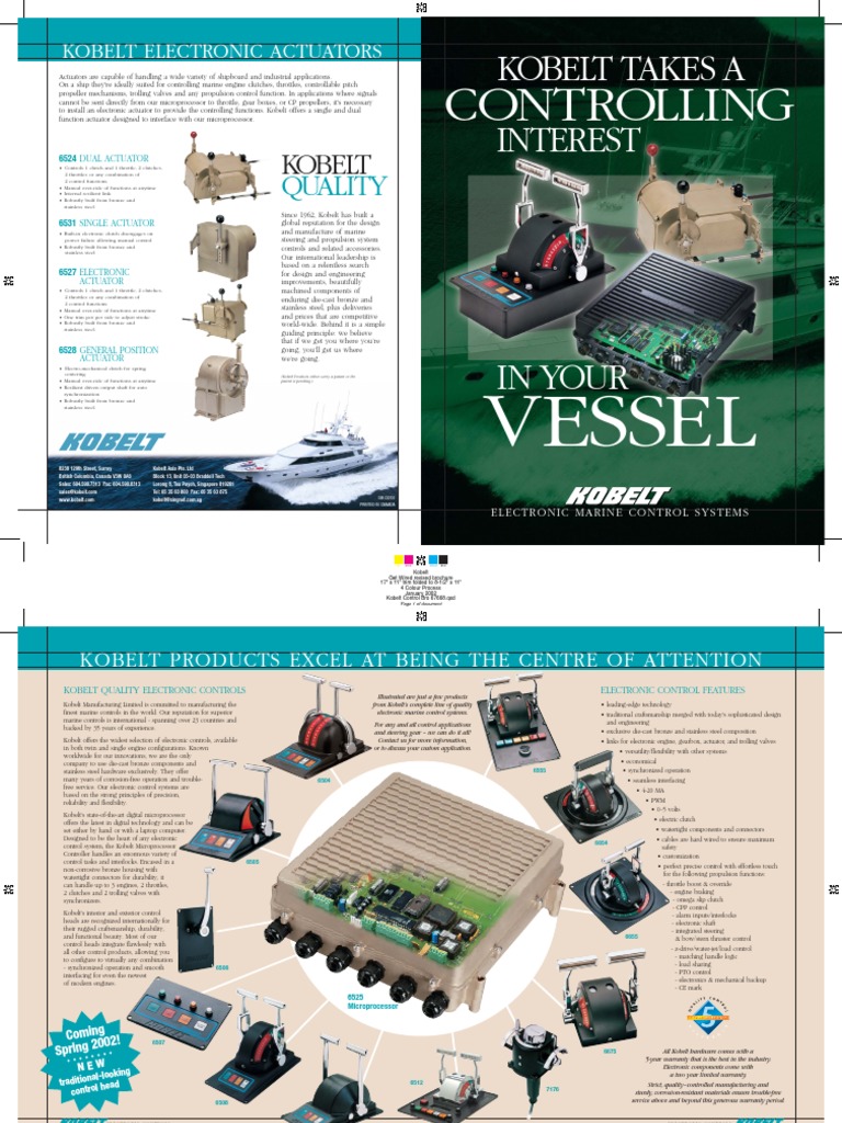 Kobelt Engine Controls Overview | PDF | Clutch | Actuator