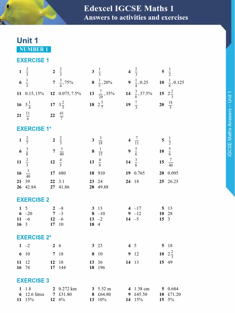 Edexcel Igcse Mathematics | PDF | Inflation | Elementary Mathematics