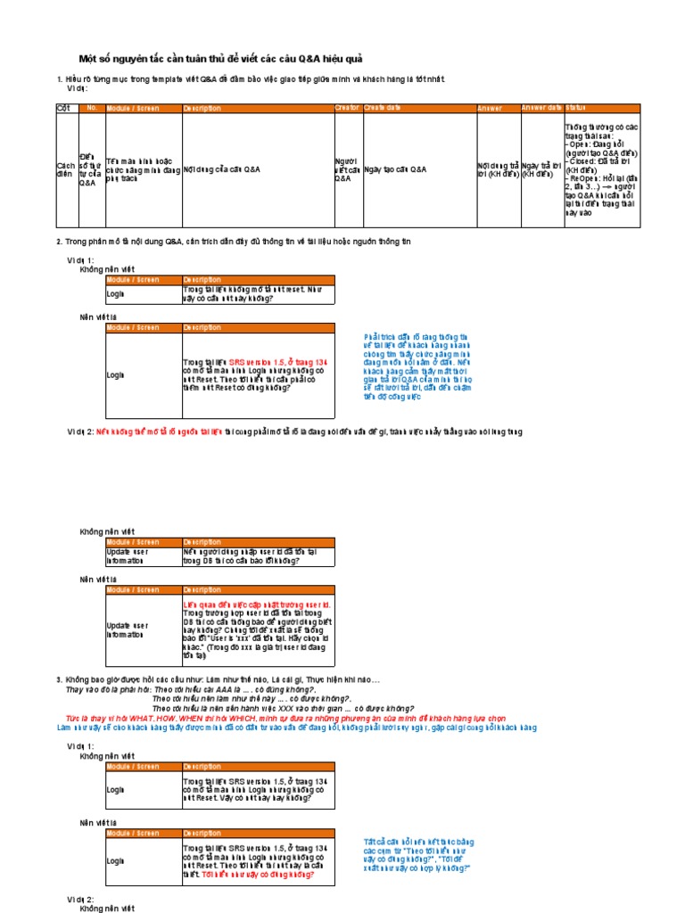 Q - A Making Guideline | PDF