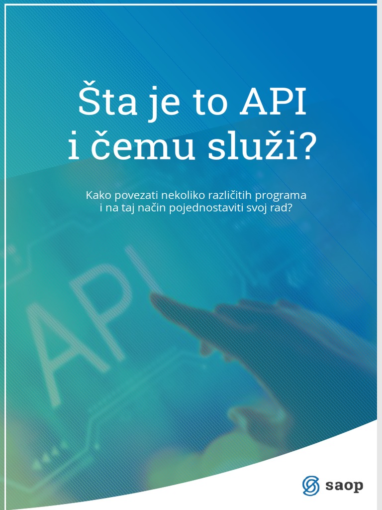 SAOP - Sta Je To API | PDF