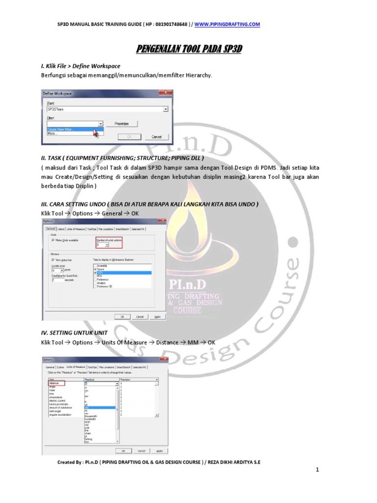 Pengenalan Tool Pada SP3D | PDF