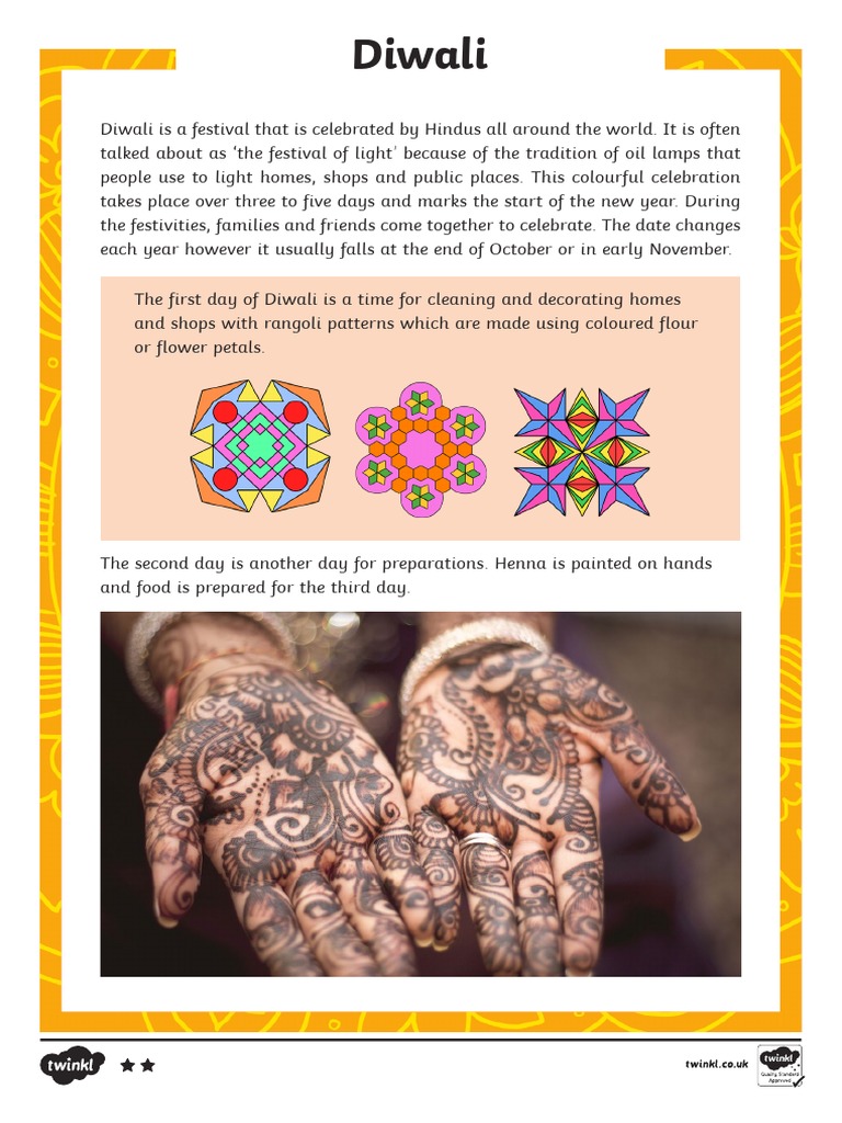 Diwali Reading Comprehension | PDF | Rama | Indian Religions