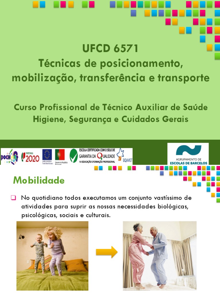 Técnicas de mobilização, transferência e transporte para prevenir os ...