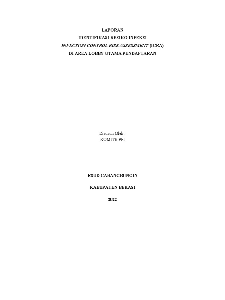 Laporan ICRA Renovasi Lobby Pewndafatar-2022.FIX | PDF