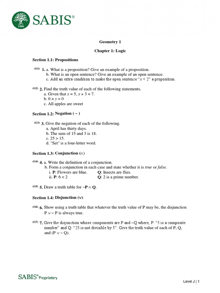 2223 Level J Mathematics Geometry 1 Course Questions | PDF | Triangle ...