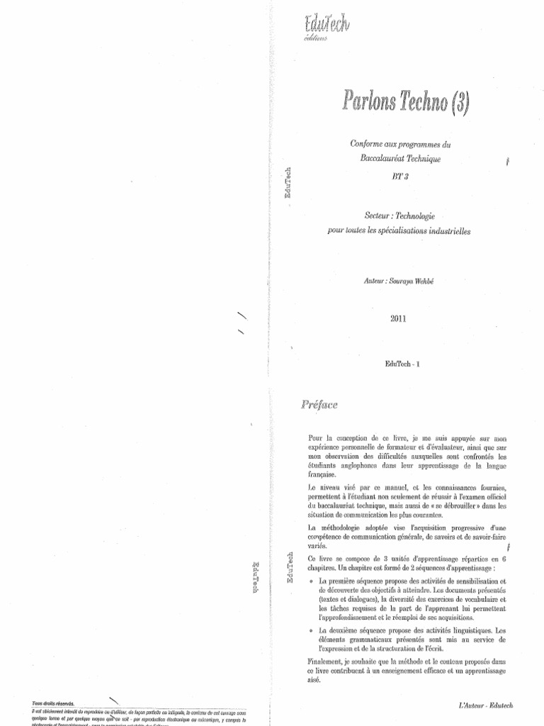 parlons techno (3) bt3 170 | PDF