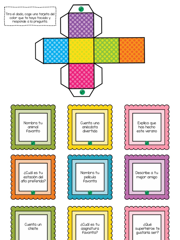 Juego Cartas para Conocernos Mejor | PDF
