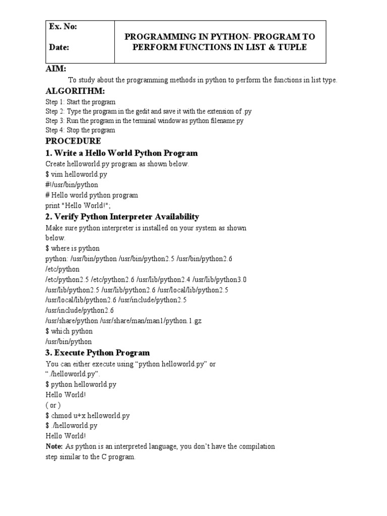Python Program | PDF | String (Computer Science) | Information Age