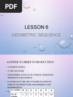 Geometric Sequence and Series | PDF | Sequence | Arithmetic