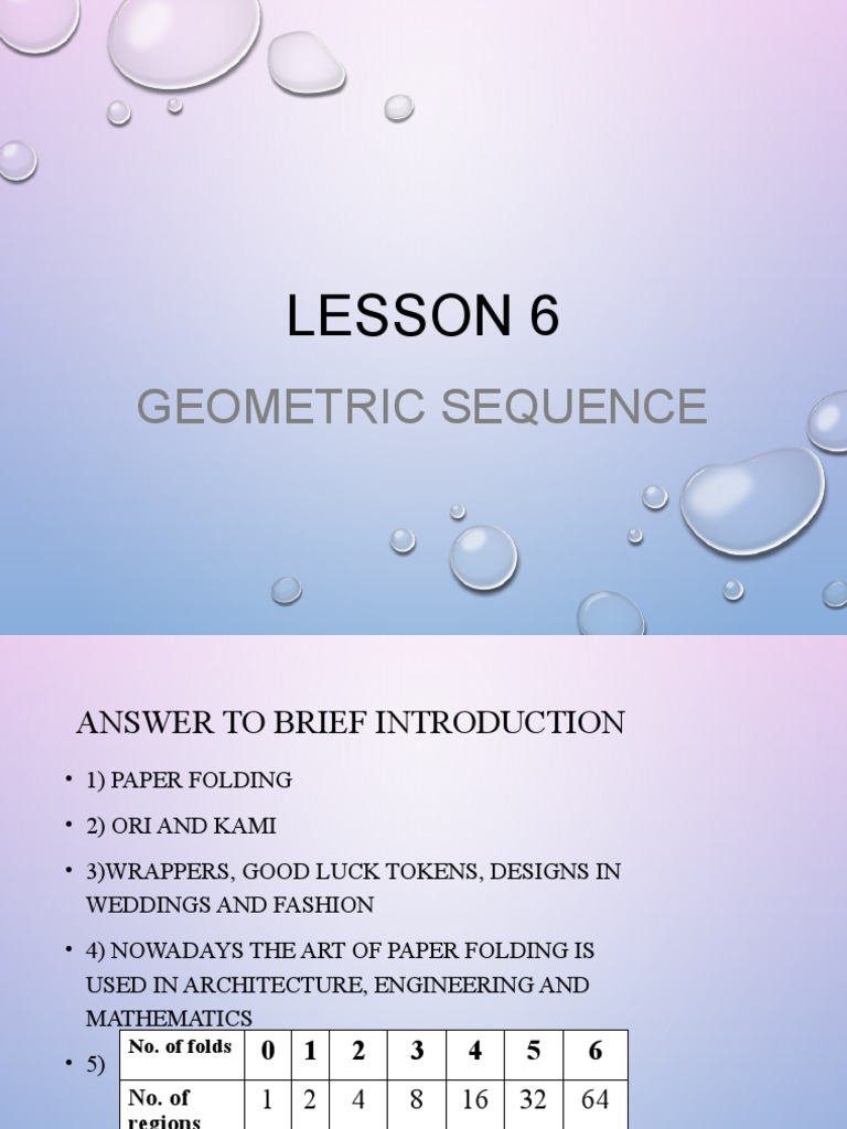 Understanding Geometric Sequences | PDF | Analysis | Calculus