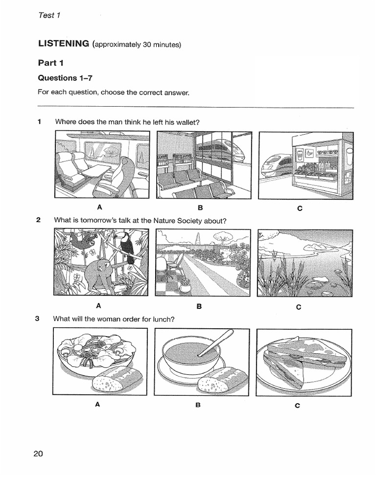 Mid-Term Revision - Mock Test - Listening | PDF