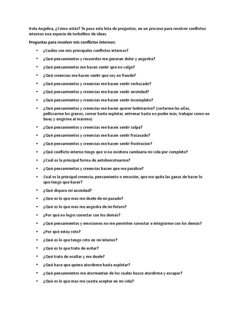 Preguntas de Exploracion | PDF