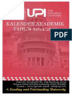 Kalender Akademik UPI 2025/2026 | PDF