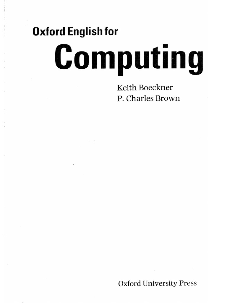Oxford English For Computing - Student | PDF