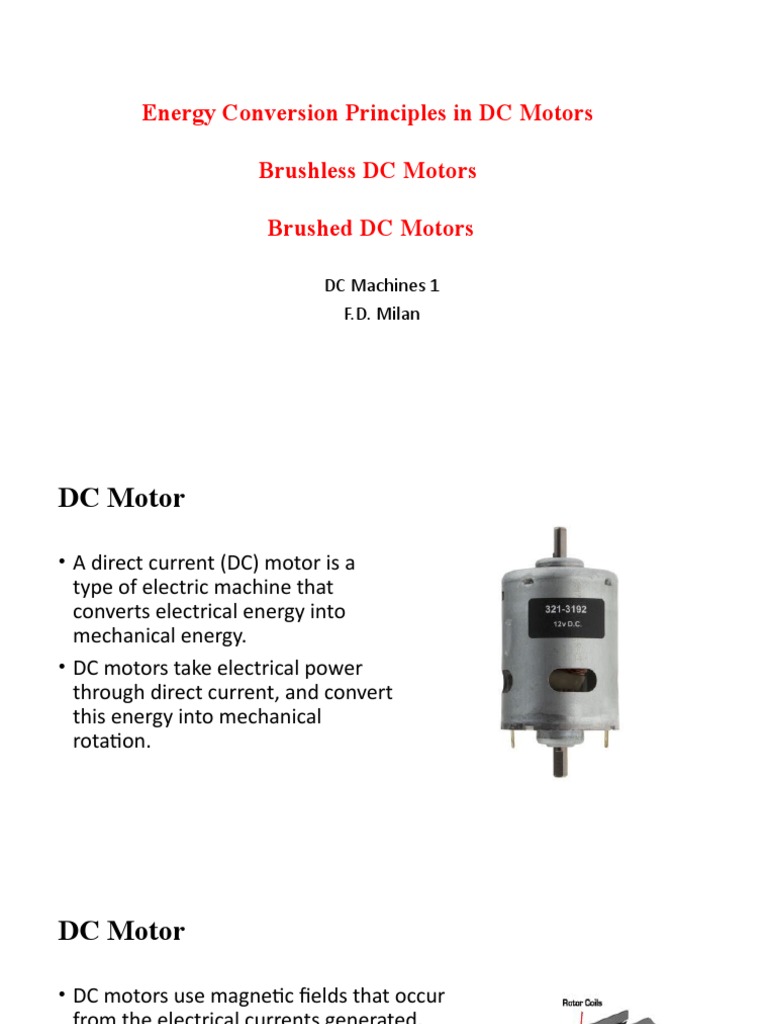 Brushless and Brushed DC Motors | PDF | Electric Motor | Electric Power