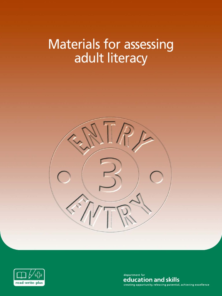 Diagnostic Assessment - Literacy - Learner Materials For Assessing ...