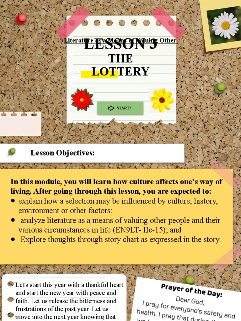 Lesson 3 Quarter 2 Lottery | PDF