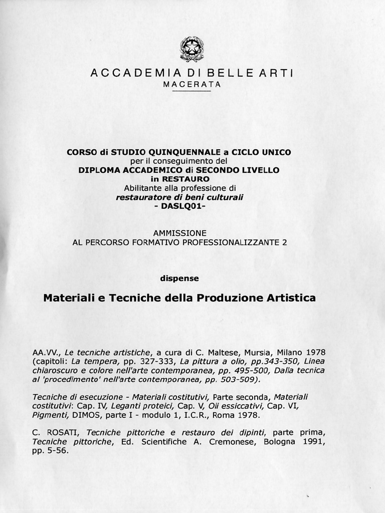 DISPENSE RESTAURO Part2 | PDF