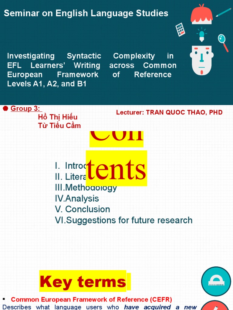 Investigating Syntactic Complexity In Efl Learners Writing Across Common European Framework Of