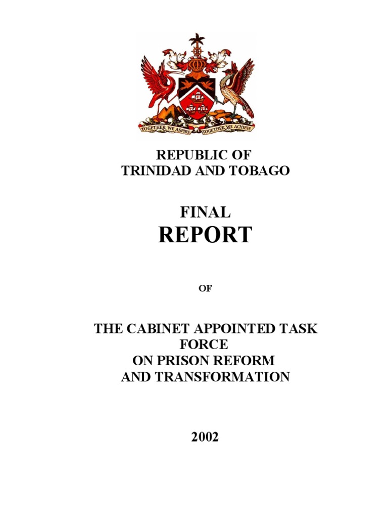 Prisons Task Force Report | PDF | Restorative Justice | Prison