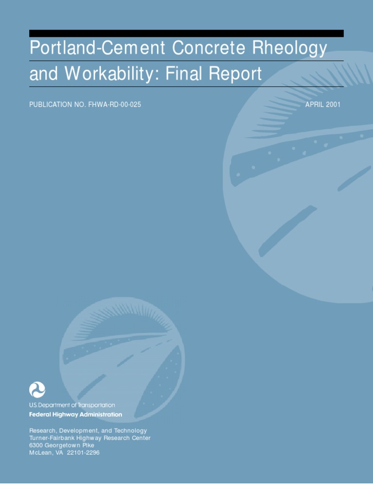 Portland-Cement Concrete Rheology and Work Ability | PDF | Rheology ...