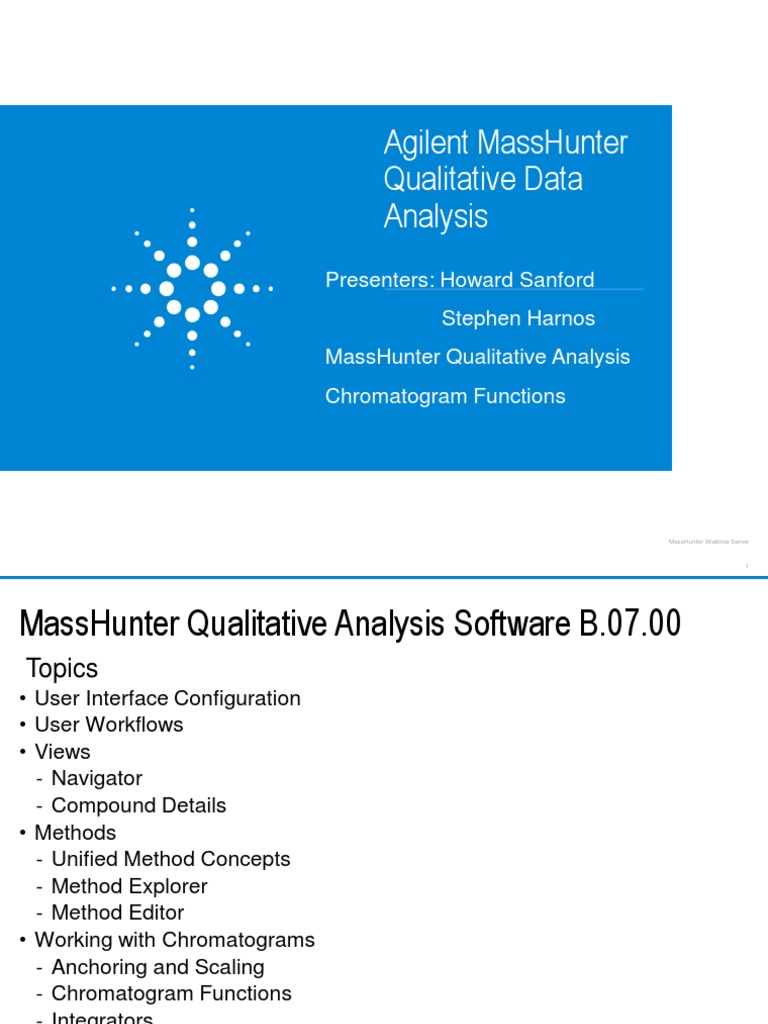 MASSHUNTER_INTRODUCAO_SOFTWARE | PDF | Computer File | Icon (Computing)