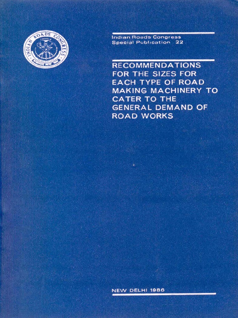 Irc SP 22 1986 | PDF