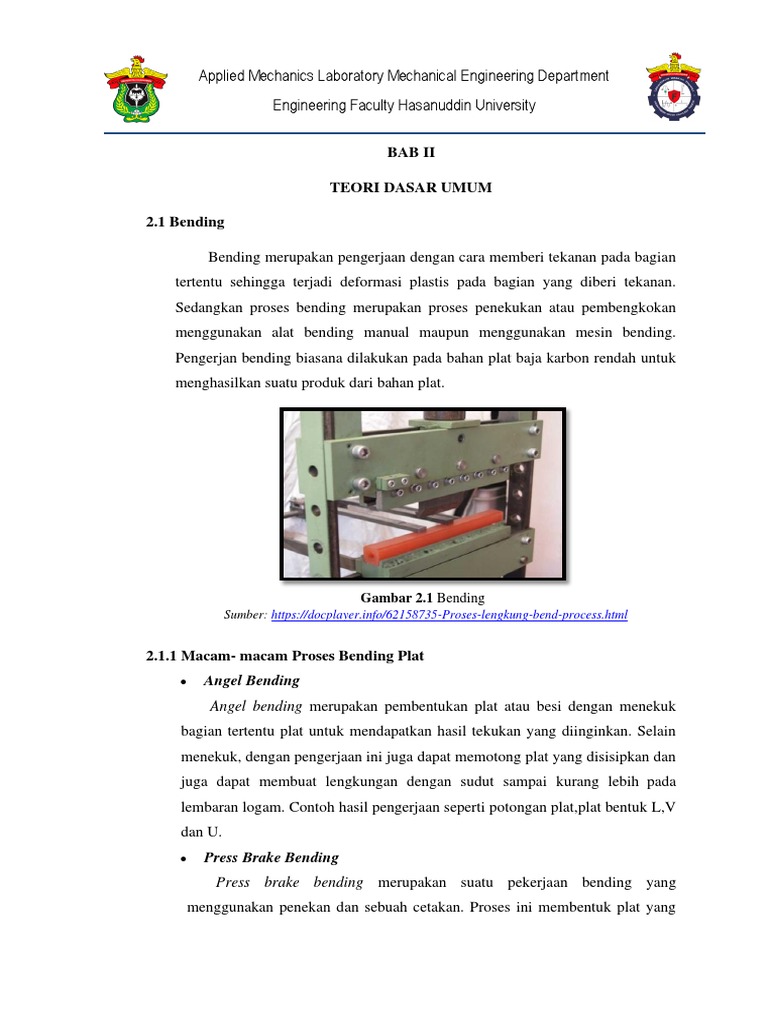 Defor of Bars Under | PDF