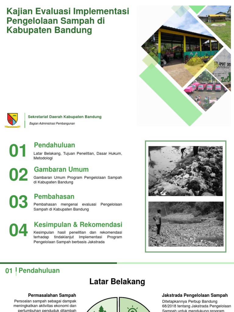 Paparan Evaluasi Pengelolaan Sampah - 22 Jan 21 (Autosaved) | PDF