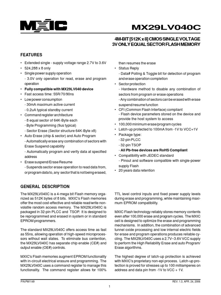 Data Sheet | PDF | Flash Memory | Integrated Circuit