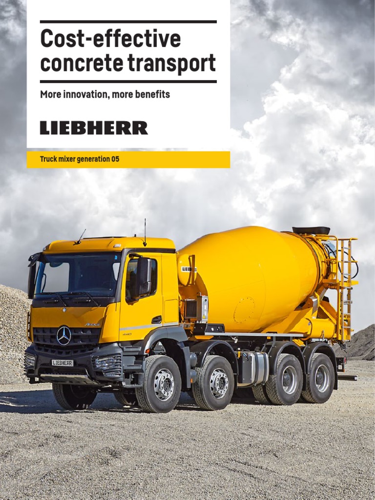 Liebherr Truck Mixer HTM 1005 | PDF | Truck | Concrete