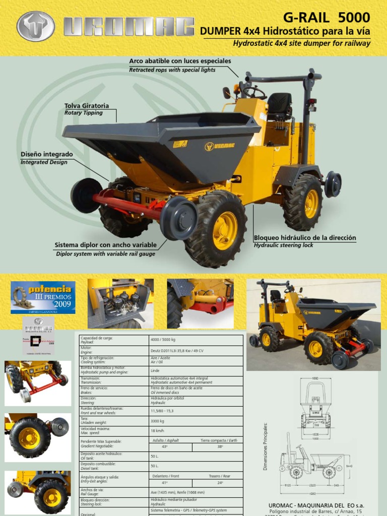 G-Rail 5000 | PDF | Vehículos | Estilos de carrocería