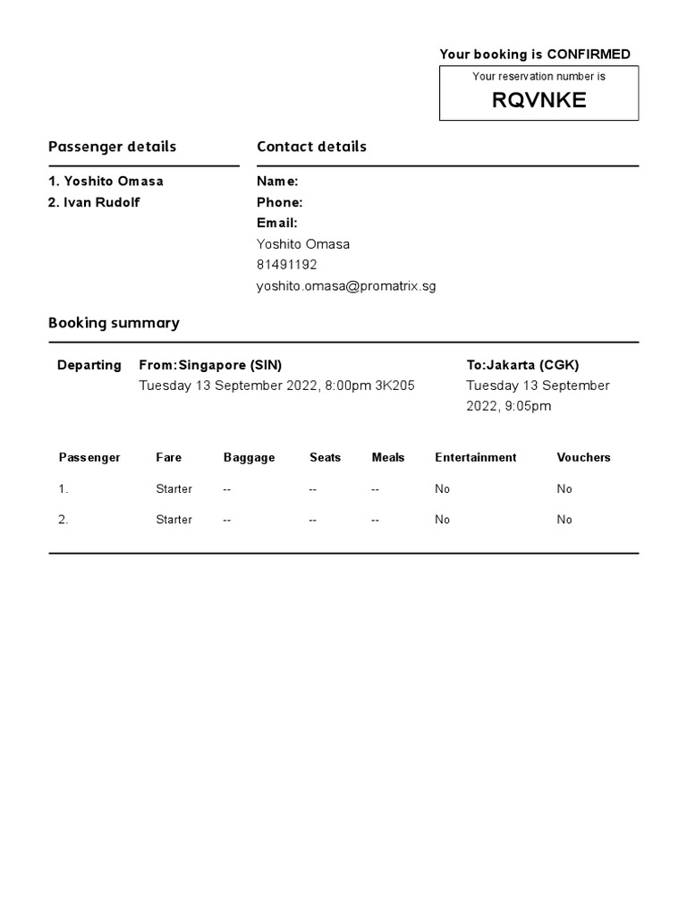 Jetstar MMB (56907) | PDF