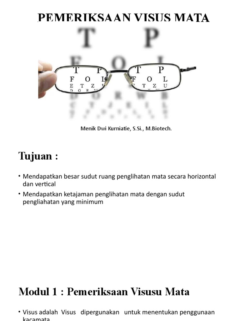 2-Pemeriksaan Visus Mata | PDF