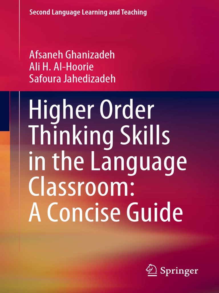1 Higher Order Thinking Skills In The Language Classroom Vg Pdf