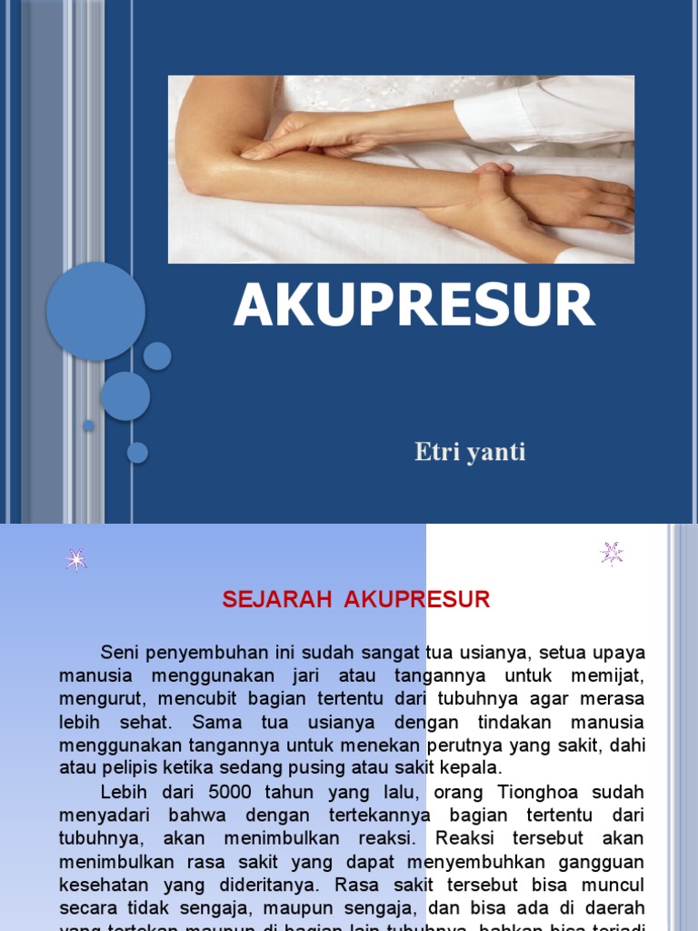 Sejarah dan Falsafah Akupresur | PDF | Kesehatan Holistik | Sains ...