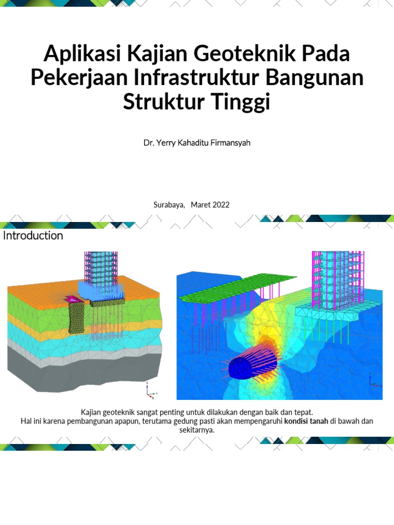 Aplikasi Geoteknik Pada Bangunan Tinggi | PDF