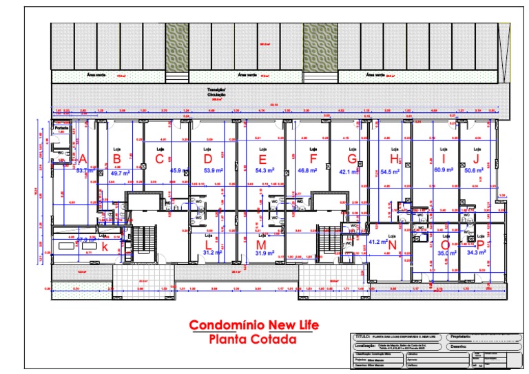 Planta Cotada Das Lojas | PDF