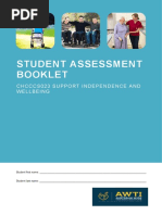CHCDIS012 Student Assessment Booklet.v1.0 | PDF | Empowerment | Autonomy