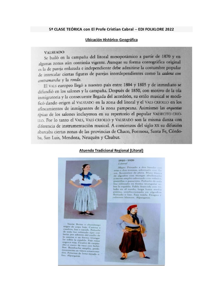 5º Clase Teórica Edi Folklore 2022 | PDF | Ciencias sociales | Estudios de idiomas extranjeros