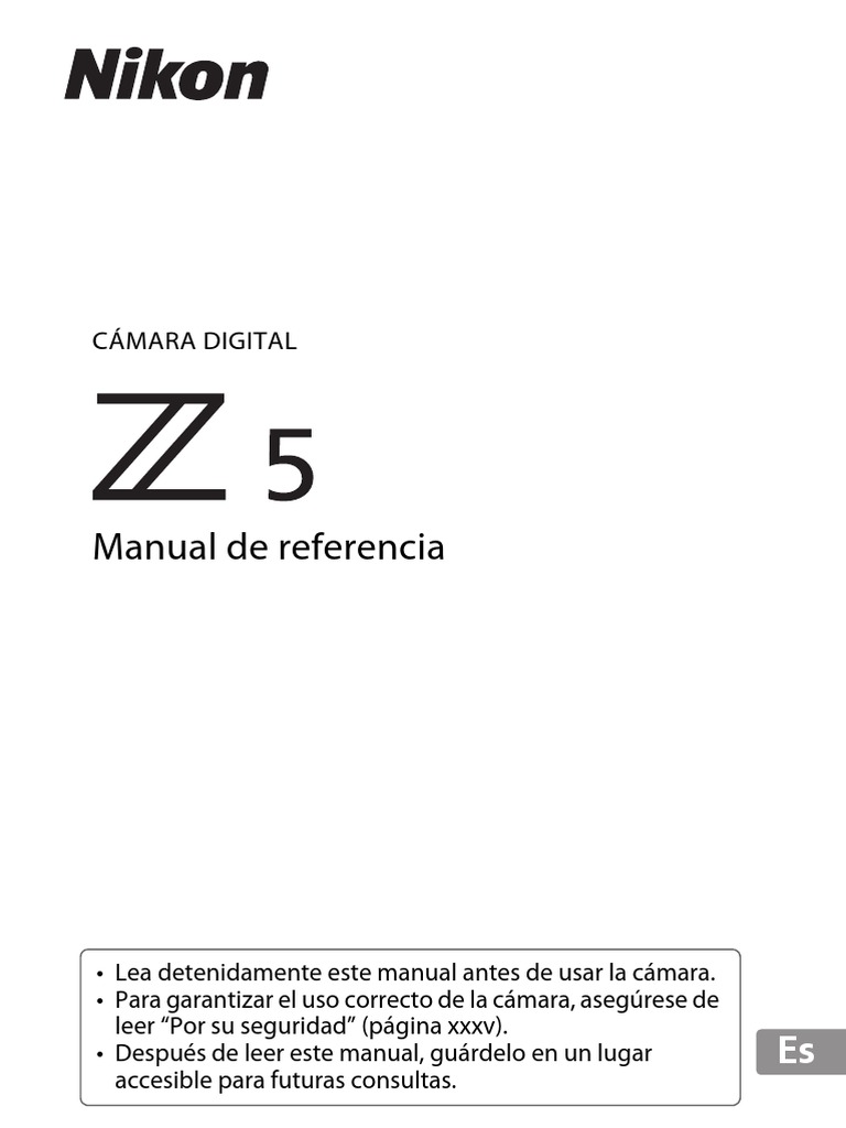 Nikon Z5 Compressed | PDF | Exposición (fotografía) | Formato de imagen sin procesar