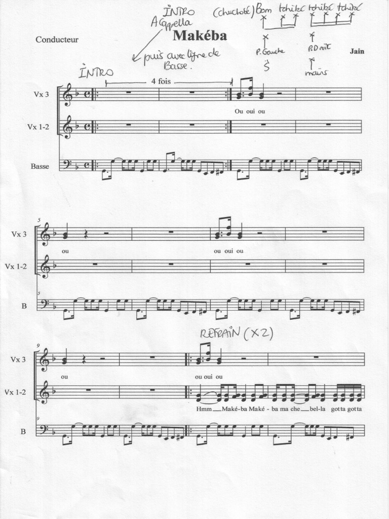 Makeba Partition | PDF